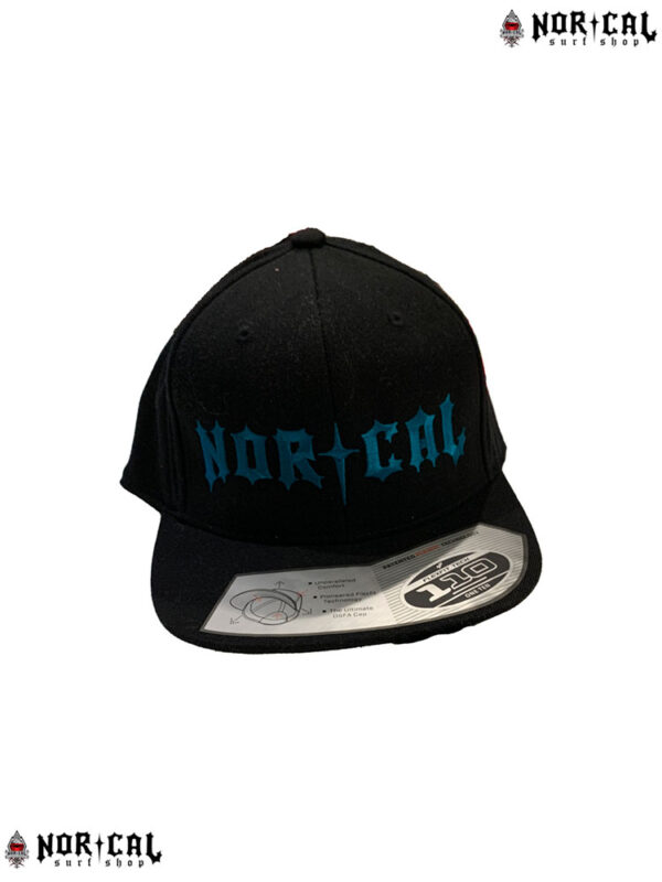 NC Snapback OG Hat BLK/TEAL – Norcal Surf Shop