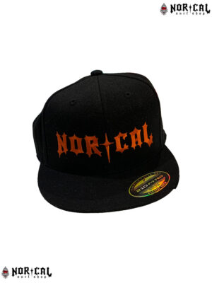 NC Original FF Hat BLK/ORG – Norcal Surf Shop